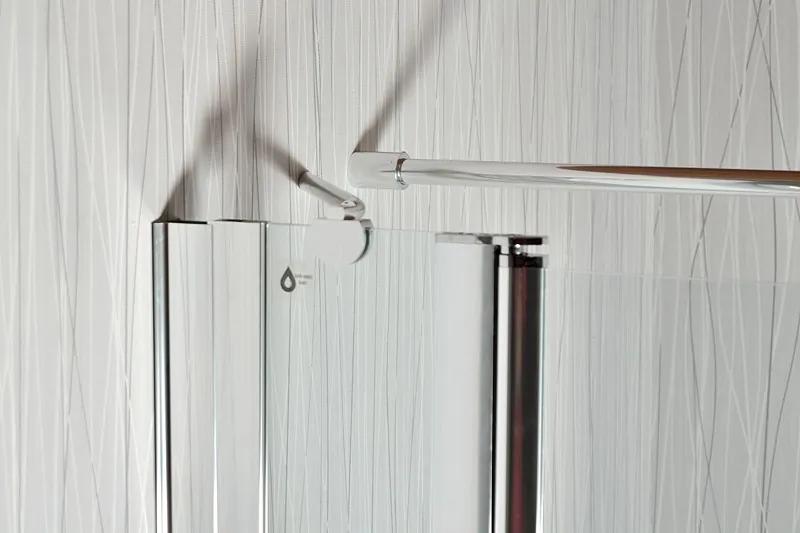ARTTEC Jednokřídlé sprchové dveře do niky MOON C 8 grape sklo 96 - 101 x 195 cm XMOO0038