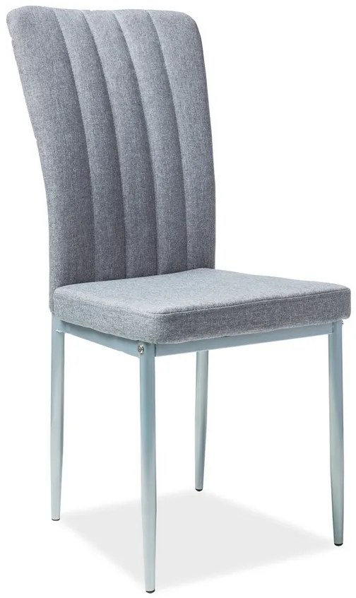 Casarredo Jídelní čalouněná židle H-733 šedá/bílá