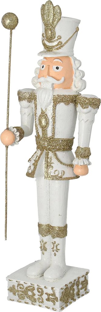 Figurka Louskáčka 55 cm bílá