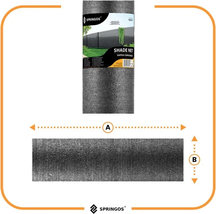 SN0069 STÍNICÍ SÍŤ SVĚTLÁ ANTRACITOVÁ 185 GSM 1,5 X 10 M