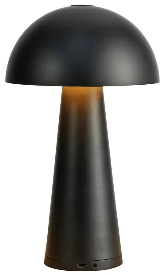 Černá LED stolní lampa (výška 26,5 cm) Fungi – Markslöjd