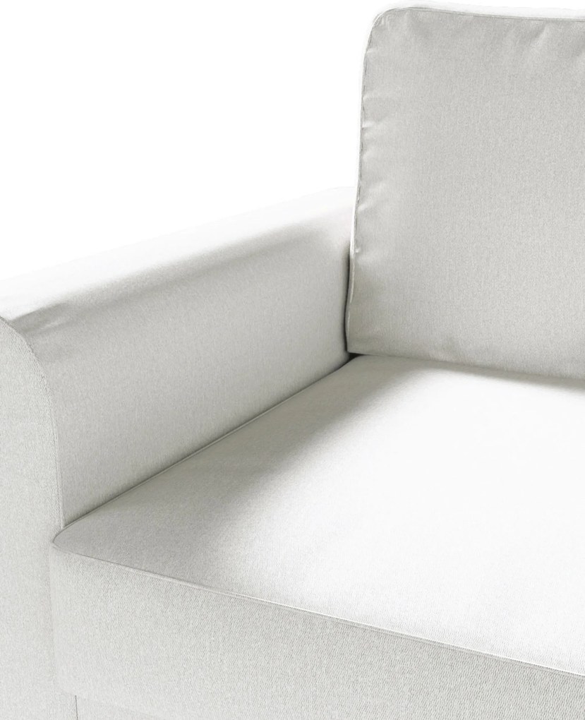 Potah na pohovku IKEA Backabro, 3-místná, rozkládací barva krémová látka pletený vzor