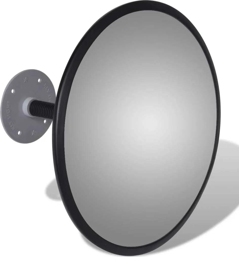 vidaXL Dopravní zrcadlo z akrylu černé 30 cm [141678]