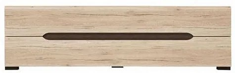 TV stolek Puebla - dub san remo světlý / dub wenge hnědý, LTD + MDF, dub san remo světlý / dub wenge hnědý, 150x43x47 cm