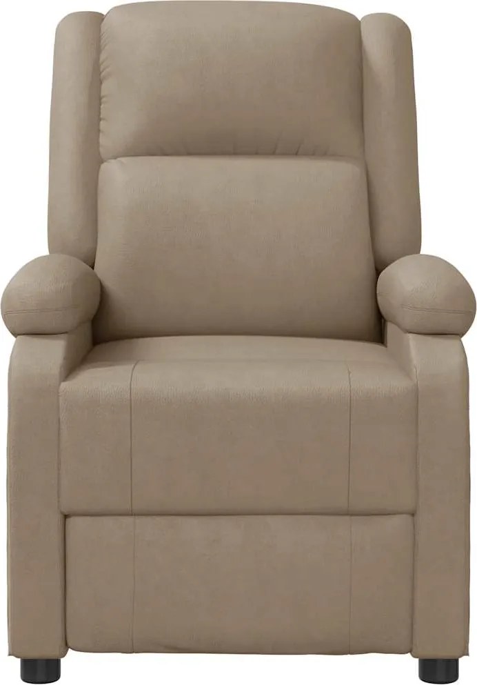 Polohovací křeslo cappuccino umělá kůže 340175