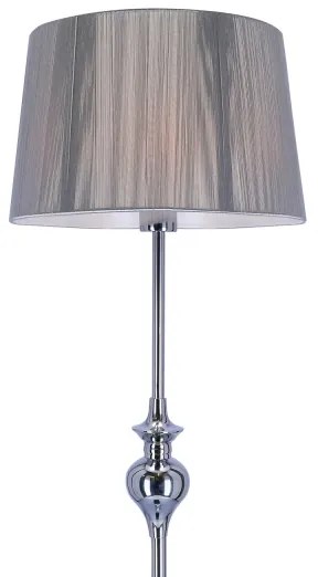 Stojací lampa GILLENIA 1xE27/60W/230V stříbrná