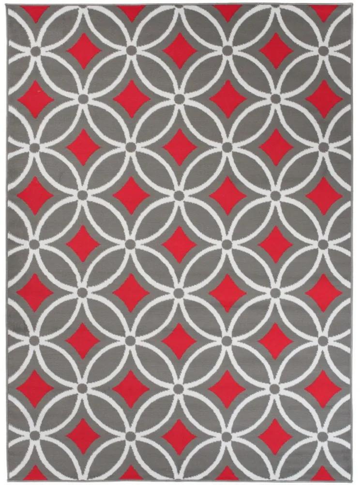 Kusový koberec PP Peny červený 200x200cm