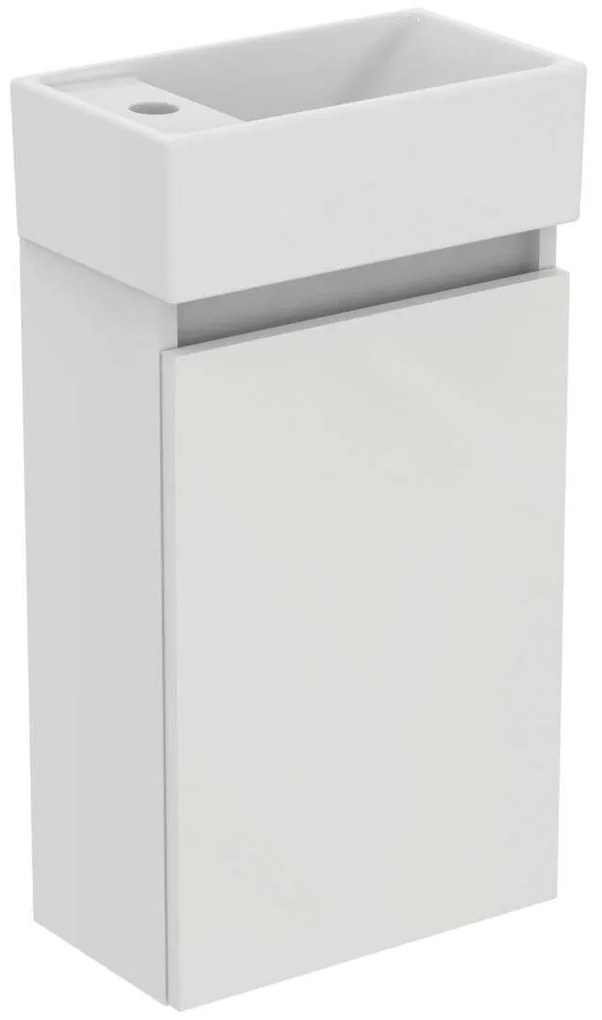 Ideal Standard Eurovit+ - Skříňka s umývátkem, 55x35x20 cm, 1 dvířka, lesklá bílá R0570WG