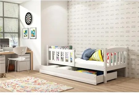 Dětská postel KUBUS 160x80 cm Bílá
