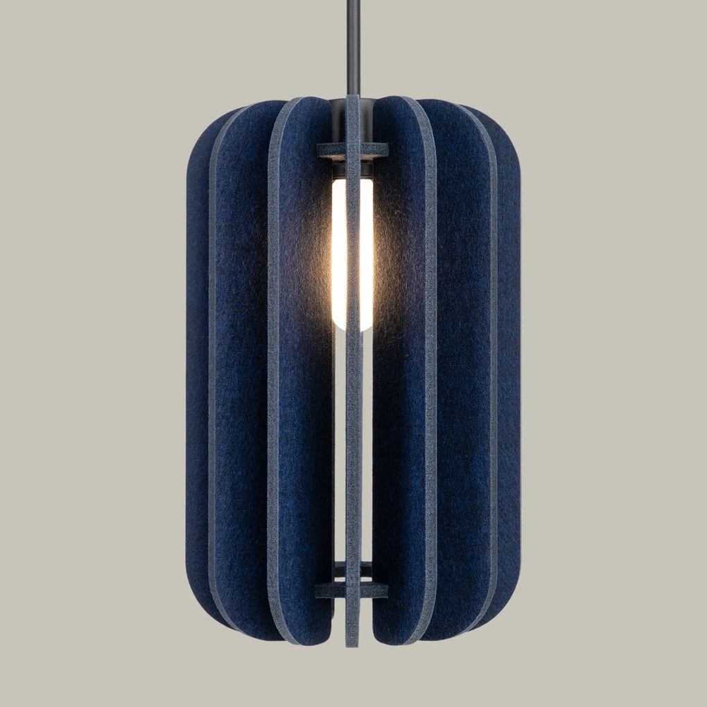 Sollux Lighting Závěsná lampa MULA 27 tmavě modrá