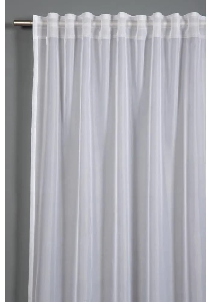 Bílá záclona 245x450 cm Voile Uni - Gardinia