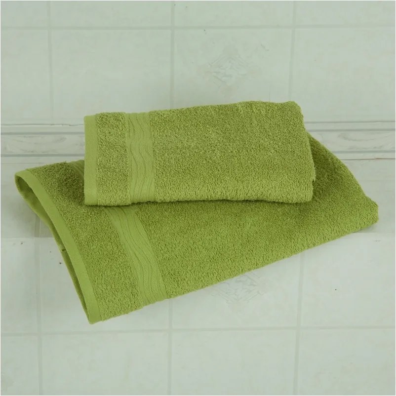 Veba ručník nora vlny - zelená 50x100