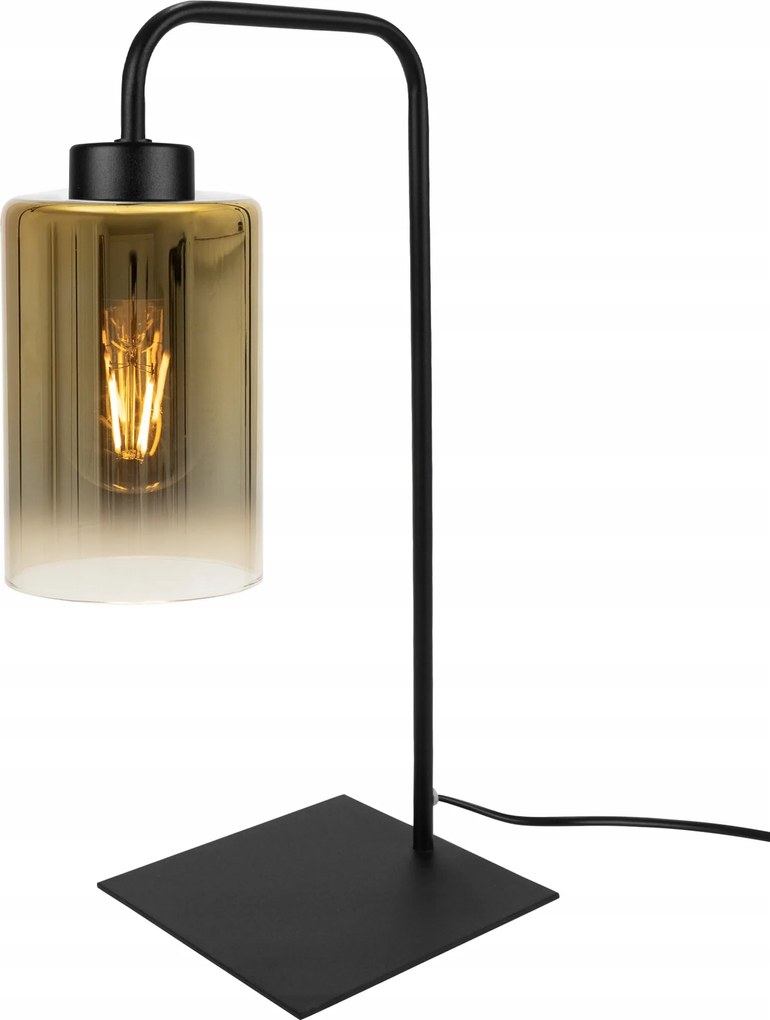 Stojací Lampa Noční Stolní Elegantní Skleněná