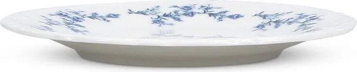 Bílý/modrý dezertní porcelánový talíř ø 16 cm Retro – BonBistro