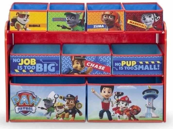 Organizér na hračky Paw Patrol - velký