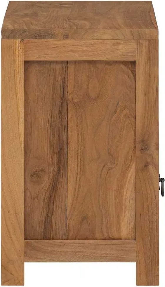 Noční stolek masivní teak 40 x 30 x 50 cm 244484