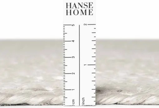 Koberec Hanse Home Jute Braided Rangpur bílý kruh