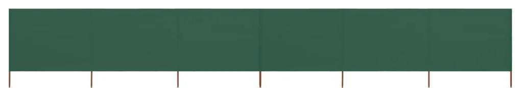 6dílná zástěna proti větru látková 800 x 160 cm zelená - Default Title