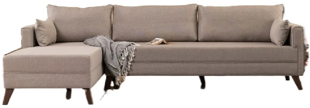 Hanah Home Designová pohovka BELLA krémová levá 275 cm 825BLC1512