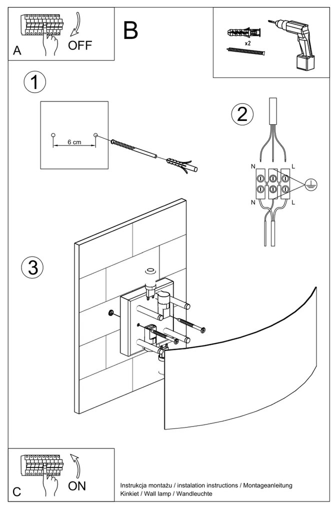 Nástěnné svítidlo Magnus, 1x černé kovové stínítko