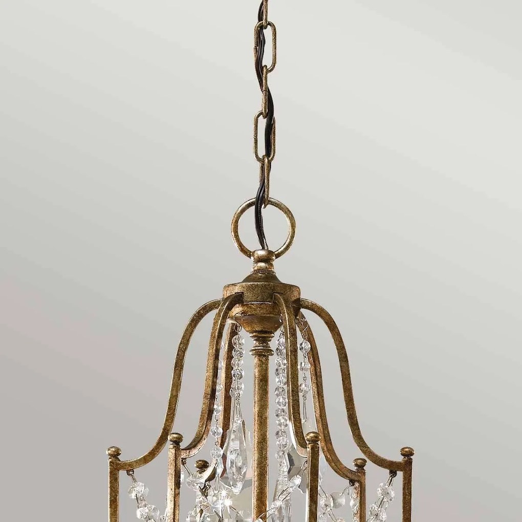 Luxusní lustr Elstead Valentina 72 cm 6xE14 Starý bronz