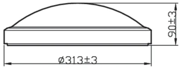 Philips - LED Koupelnové stropní svítidlo BALANCE LED/17W/230V IP44