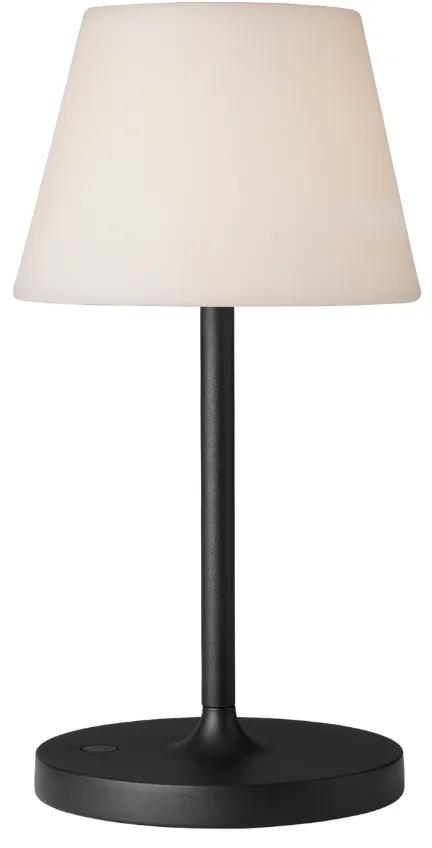 OnaDnes -20% Černá kovová nabíjecí stolní LED lampa Halo Design New Northern 29 cm