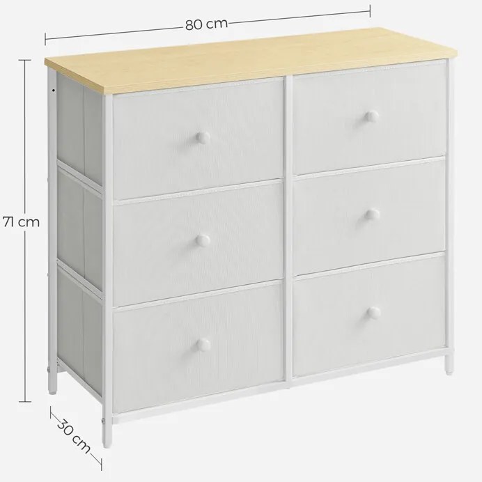 Autronic Komoda zásuvková AUK-E1032 Barva: Šedá