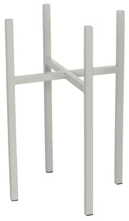Bílý stojan na květináč Ego Dekor, výška 35 cm