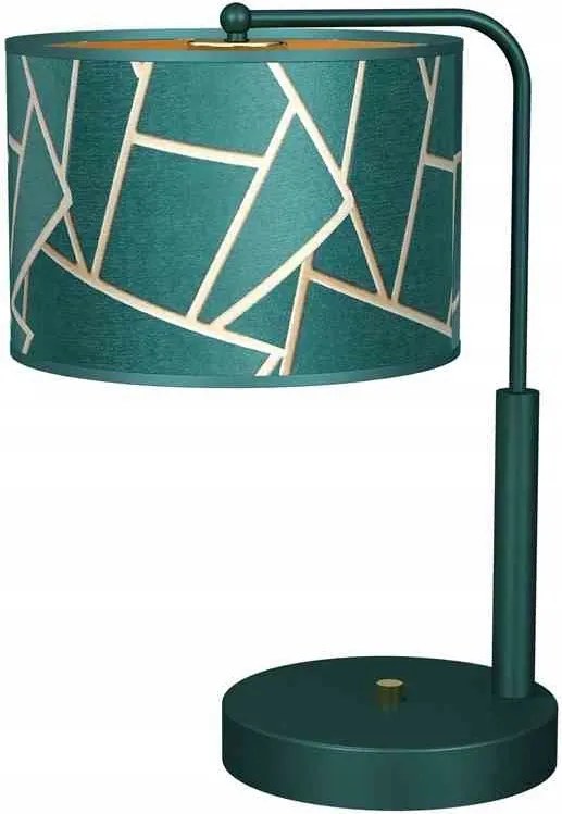 Noční lampa Ziggy Green Gold/Bottle zelená 1xE27