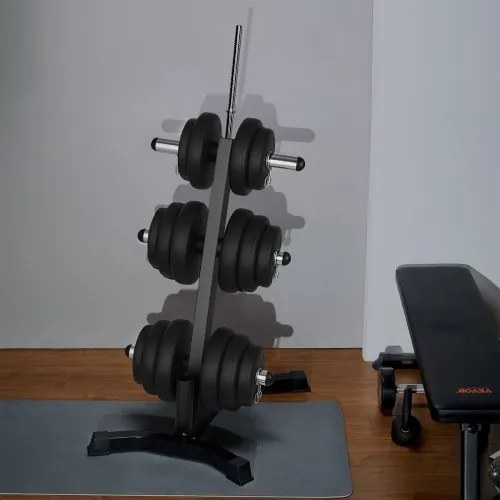 Stojan na činky pro domácí posilovnu, 5,1 cm, nosnost 453,6 kg