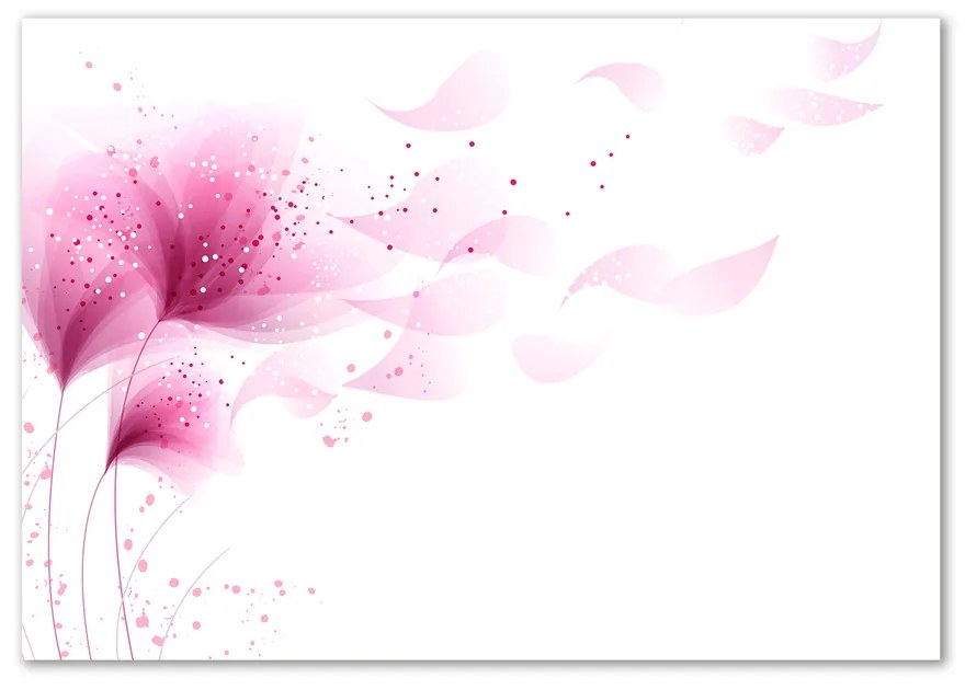 Wallmuralia Foto obraz akrylové sklo Růžová květina 100x70