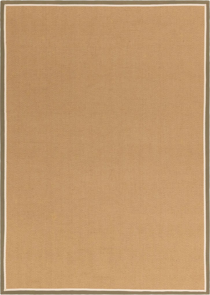 Tribeca Design Kusový koberec Woodkid Herringbone Khaki Rozměry: 160x230 cm