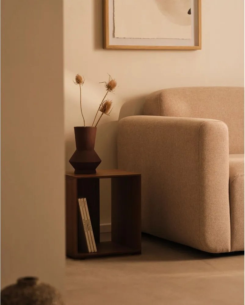 Modulární policový systém v dekoru ořechu v přírodní barvě 34x38 cm Litto – Kave Home