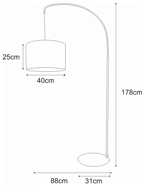 Stojací lampa K-4185 z řady MASTER