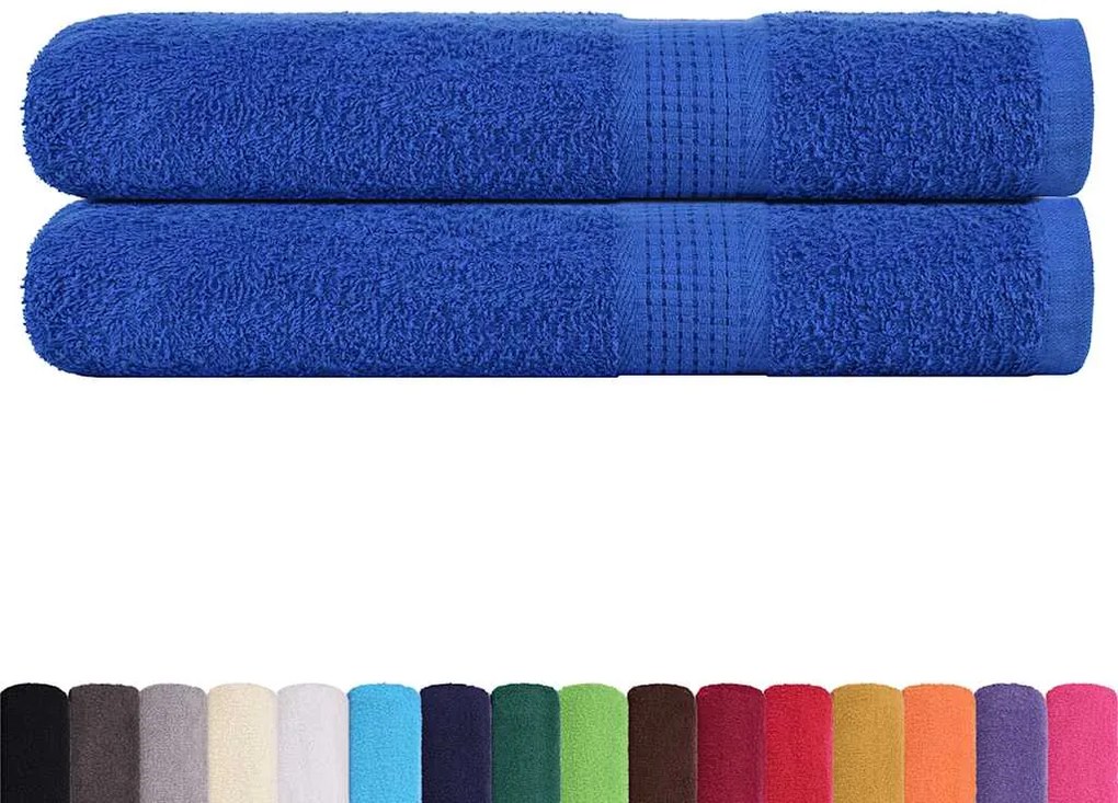 Ručníky FROGN 2 ks modré 100x200 cm 360 g/m² 136722