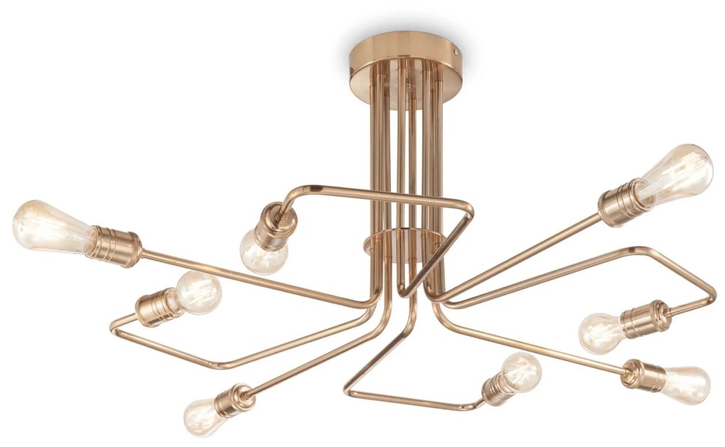 Ideal Lux Stropní svítidlo TRIUMPH PL8 OTTONE