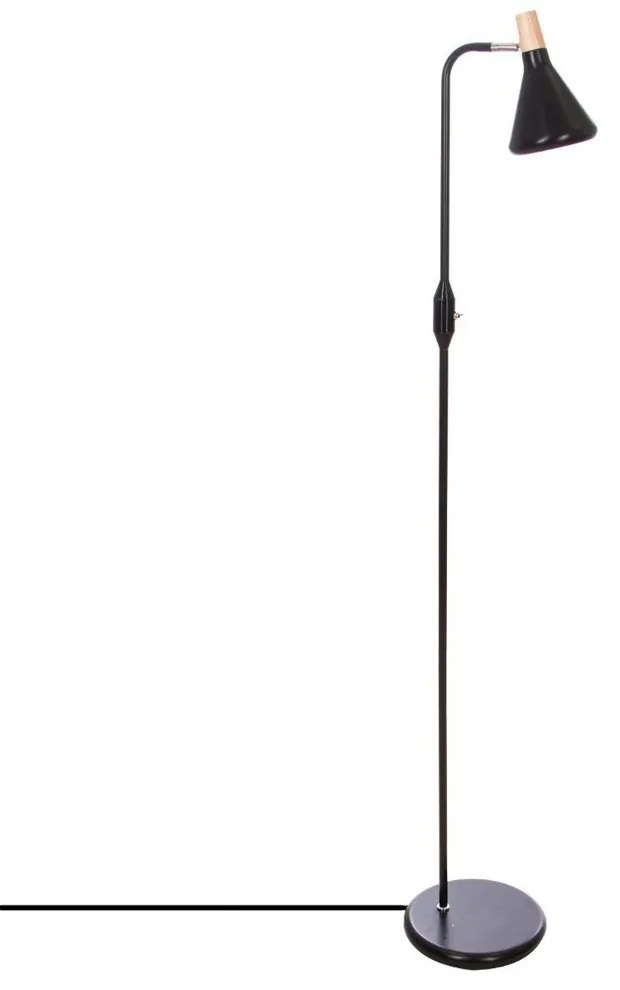 Stojací lampa, stojací lampička - výška 140 cm, ATMOSPHERA barva černá (3560234464575)