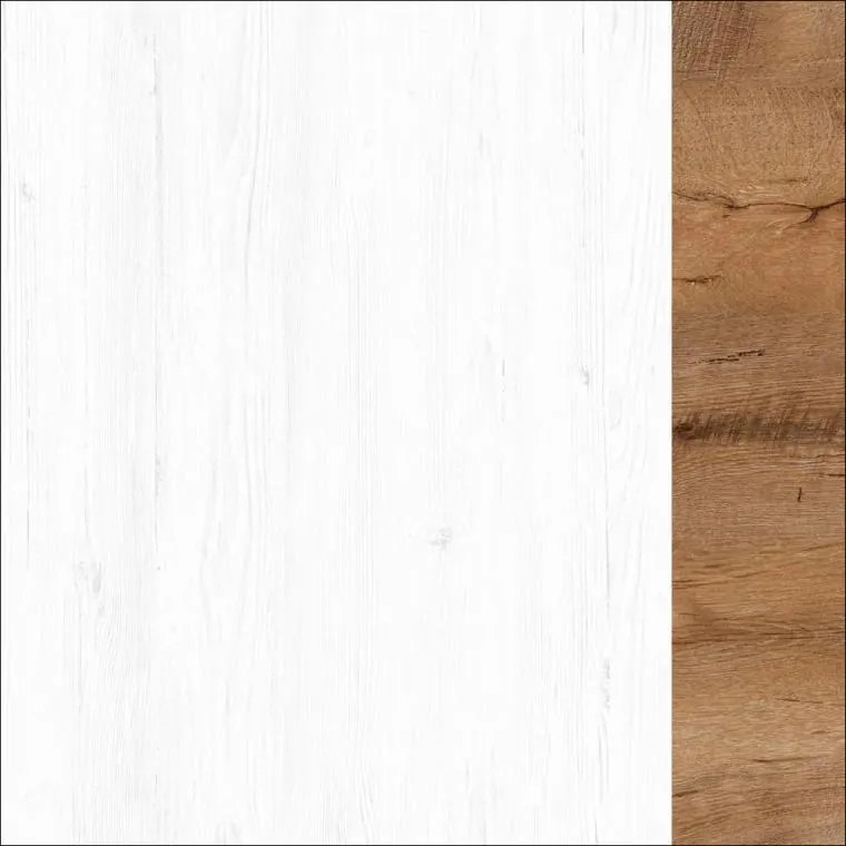 GALA MEBLE Komoda PROWANSJA 3D borovice andersen/dub lefkas 130 x 88 x 43 cm