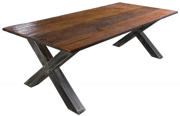 Noble Home Přírodní dřevěný jídelní stůl Barracuda