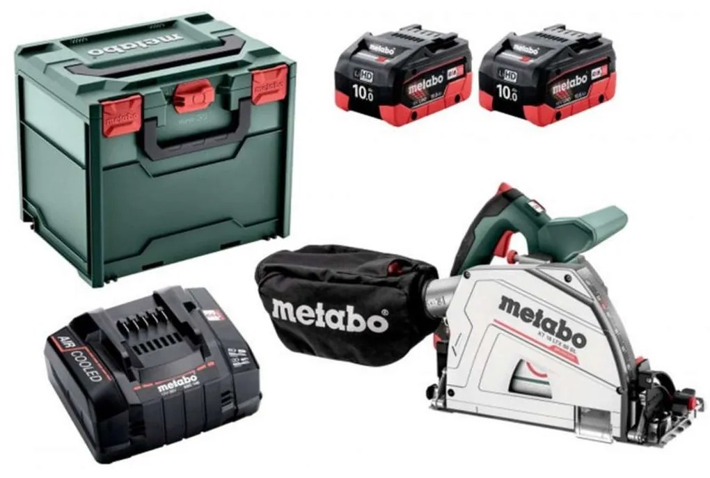 Metabo - 18V AKU ponorná kotoučová pila 165 mm, 2x aku 8,0 Ah LiHD, nabíječka 601866810