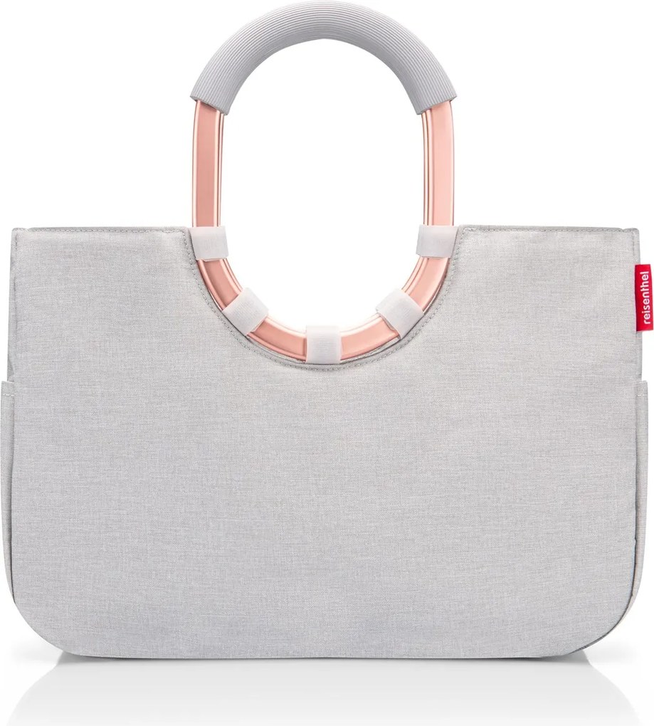 Módní taška Reisenthel Loopshopper M frame twist sky rose
