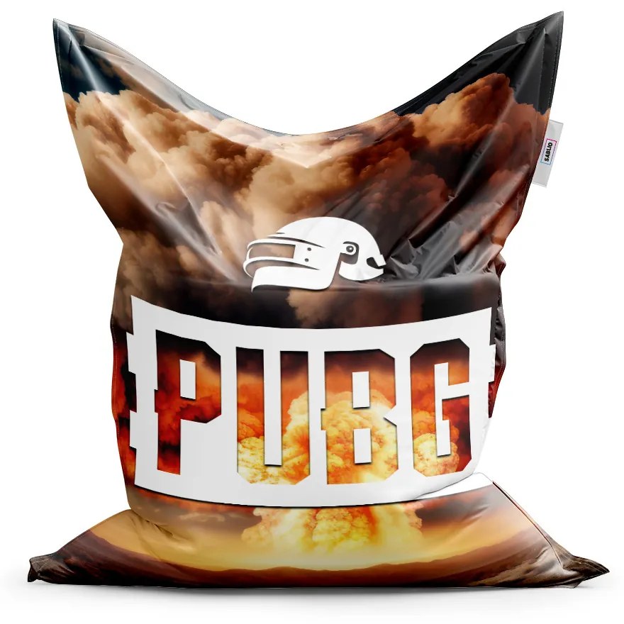 Sablio Sedací vak Classic PUBG Exploze 2 - 150x100 cm