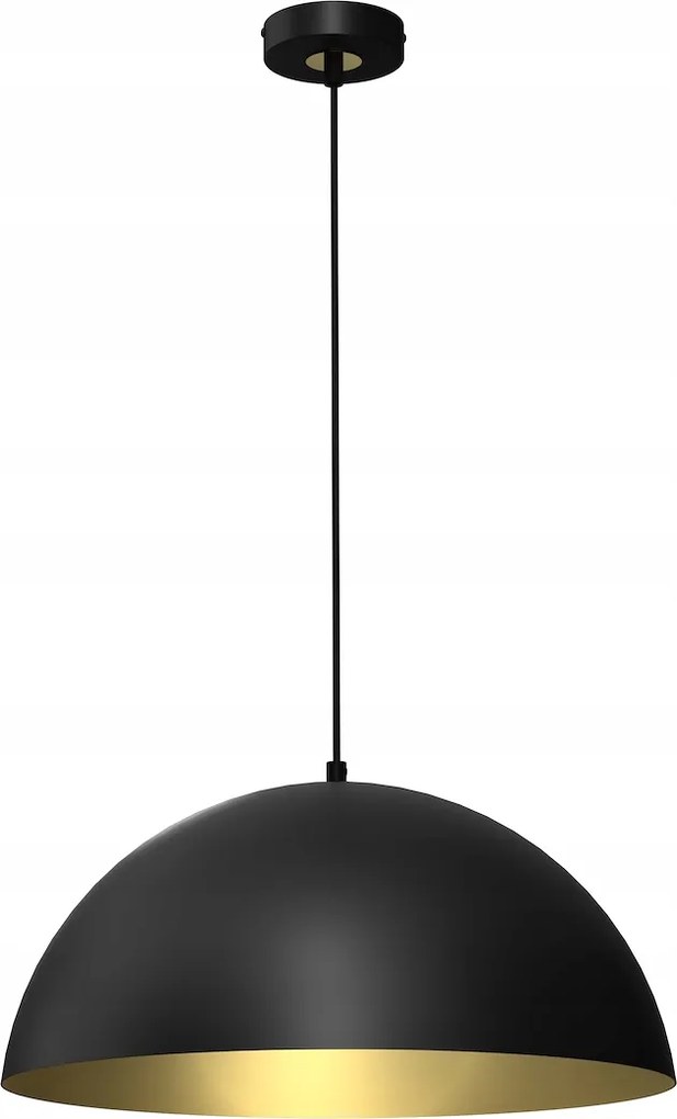 Závěsná lampa Beta Black/gold 1xE27 45 cm