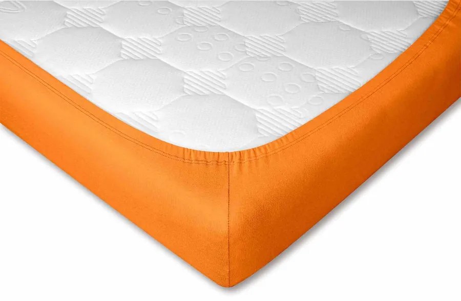 DADKA Jersey prostěradlo pomeranč Rozměr 35x75x2