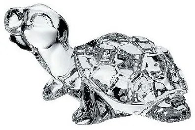 Crystal Bohemia ŽELVA skleněná figurka