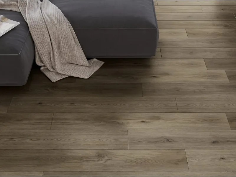 Mexen Perry vinylové panely 1240 x 182 mm SPC 6,5 mm, podložka IXPE 1,5 mm, 4 V-drážka, Dub - F1021-1240-182-505-4V1-01