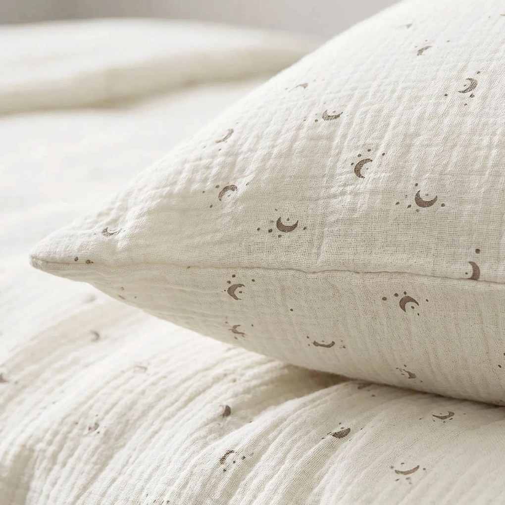 Mušelínové prodloužené povlečení Měsíček Velikost: 140 x 220 + 70 x 90