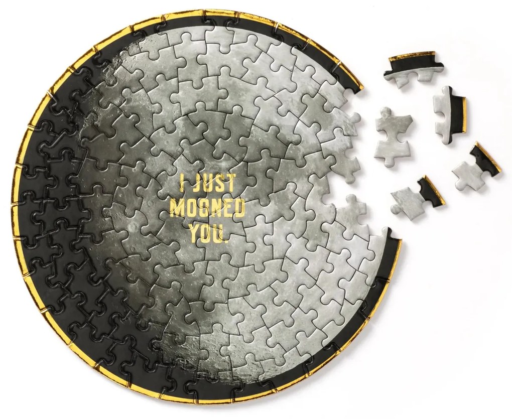Galison Puzzle Snový Měsíc 100 dílků