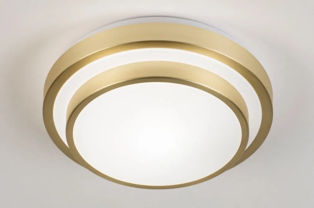 Stropní koupelnové svítidlo Aston X Gold